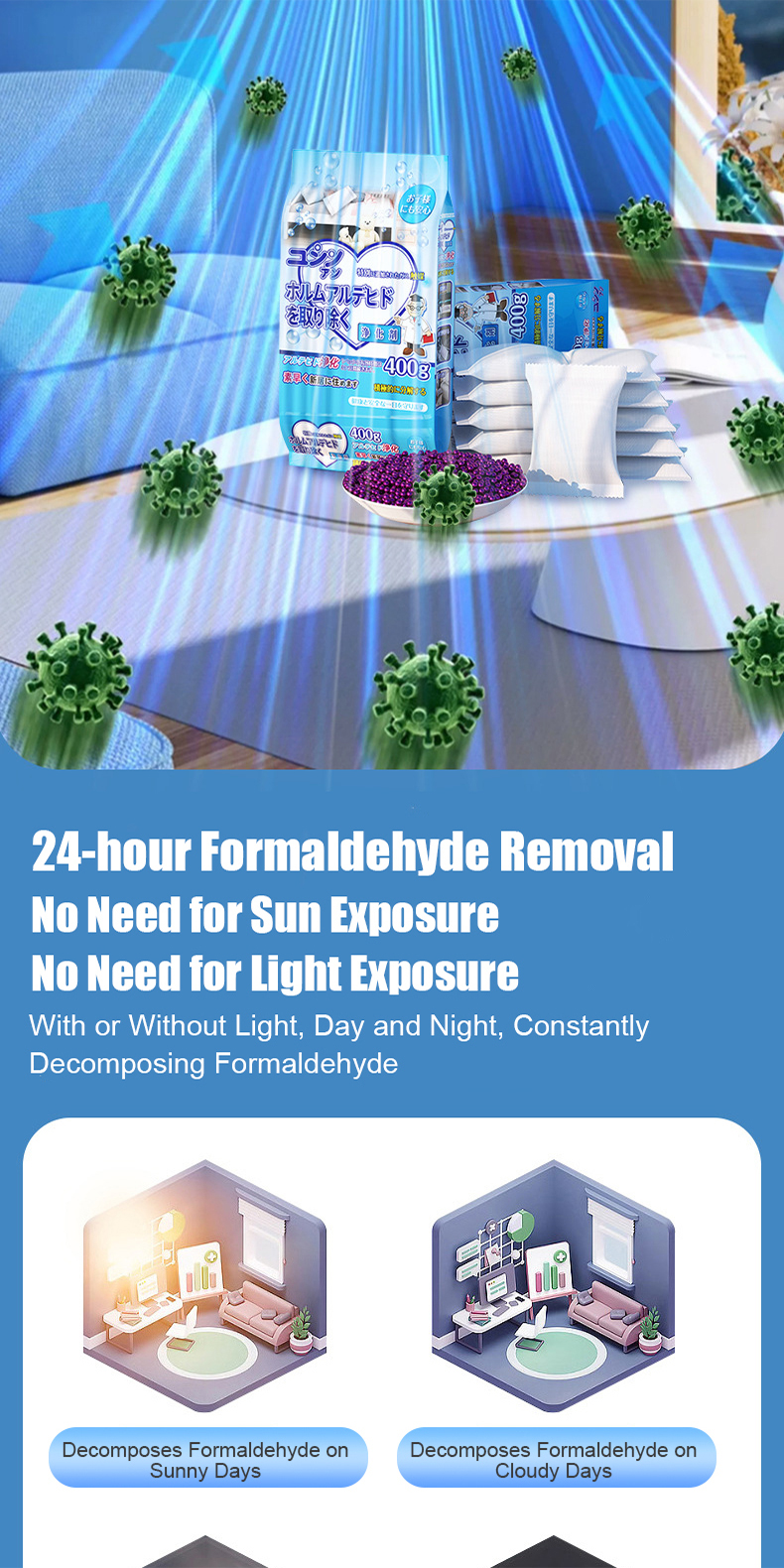 【SG Stock】 Japan Formaldehyde Remover Activated Charcoal Bag Deodorizer ...