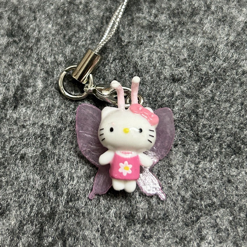 27 Styles Sanrio Anime Keychains Hello Kitty Melody Kuromi Cinnamoroll ...