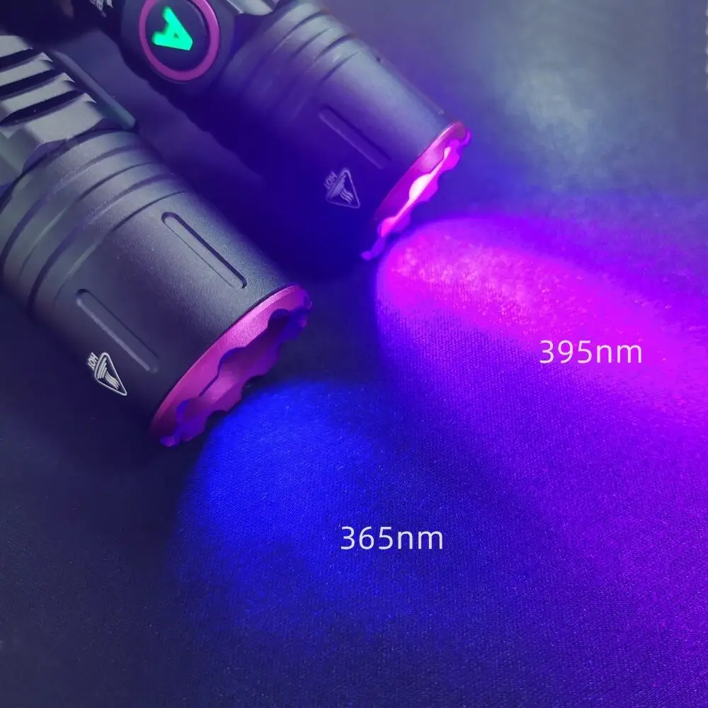 Alonefire SV103 15W High power UV 395/365nm USB Rechargeable Flashlight ...