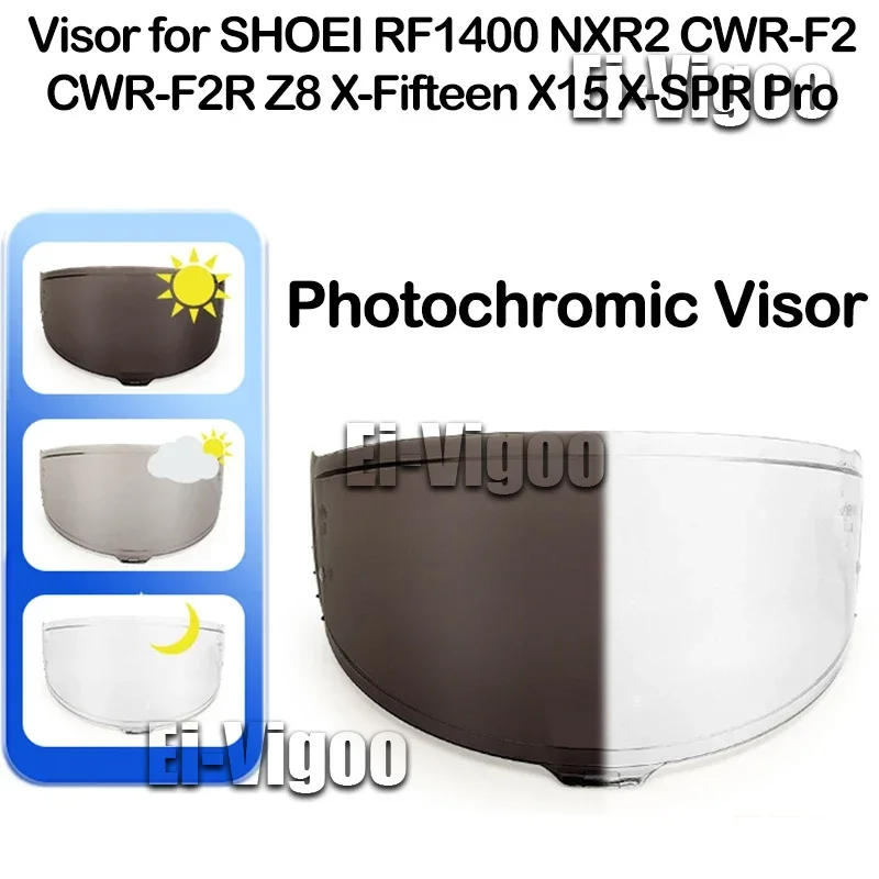 【Super low price】Photochromic Visor for SHOEI RF1400 RF-1400 NXR2 CWR ...