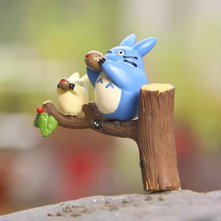 5.5cm Miyazaki Hayao Anime My Neighbor Totoro Susuwatari Blue Cat ...