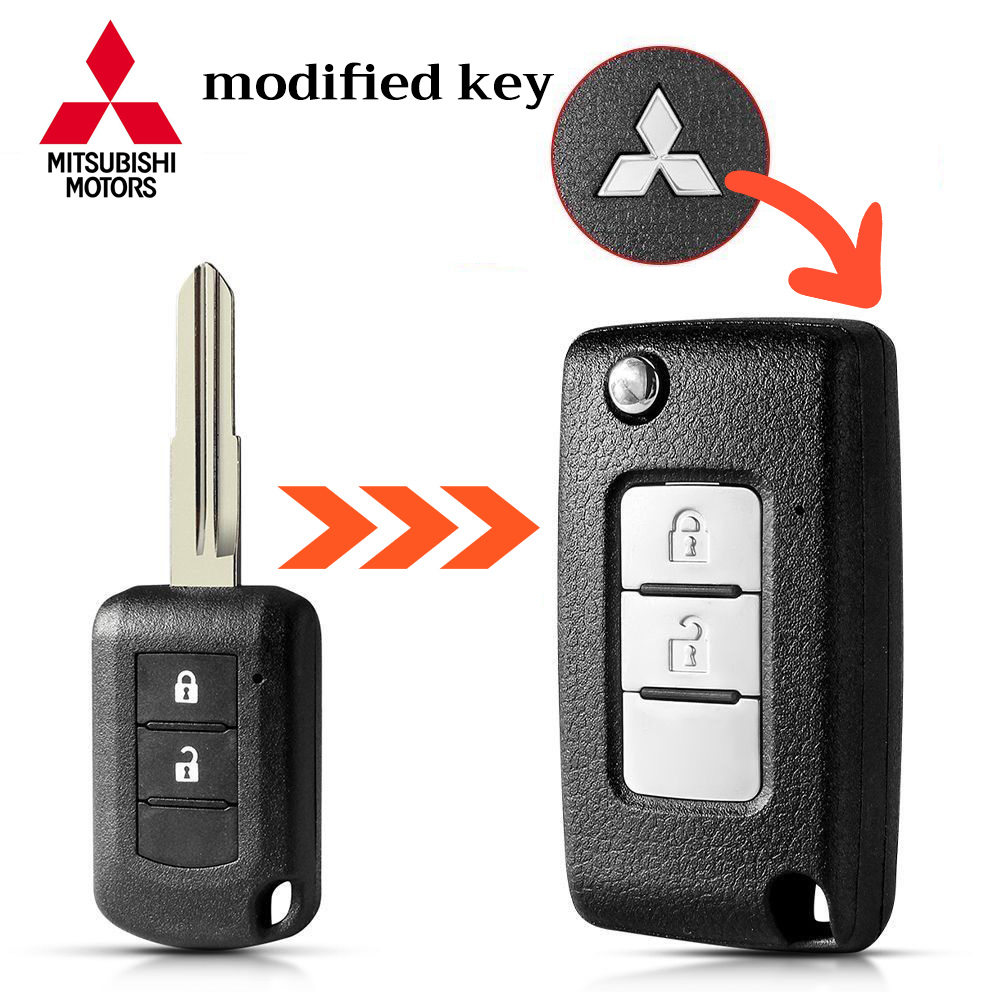 Mitsubishi Mirage Attrage Triton Modified car key Fording key case ...
