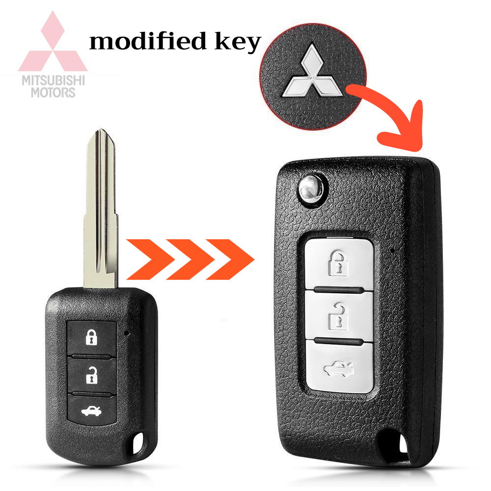 Mitsubishi Mirage Attrage Triton Modified car key Fording key case ...