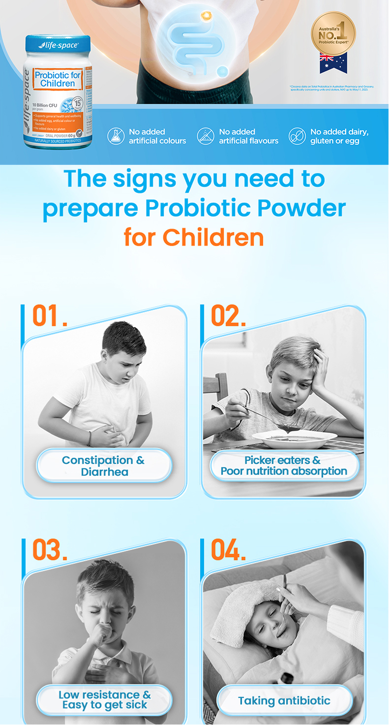 OFFICIAL | Life Space Kids Probiotic Powder 3-12 Years Old 60g Life ...