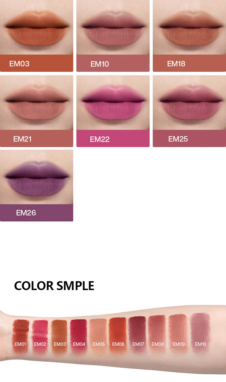 INTO YOU heroine lip mud matte lip and cheek dual-use long-lasting non ...