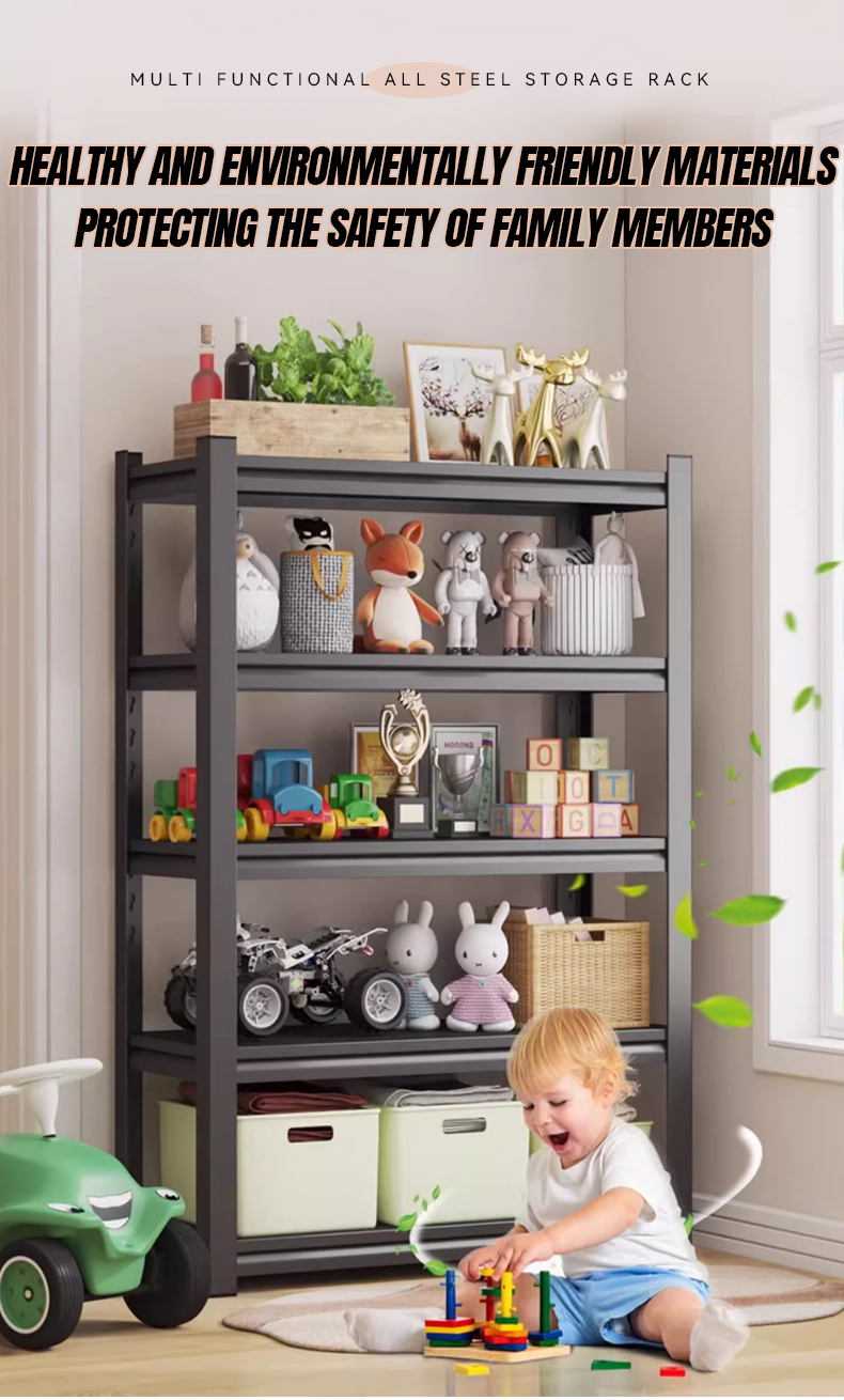 MOOM rak besi bertingkat Metal Rack 60/80/120CM Strong Load-Bearing ...