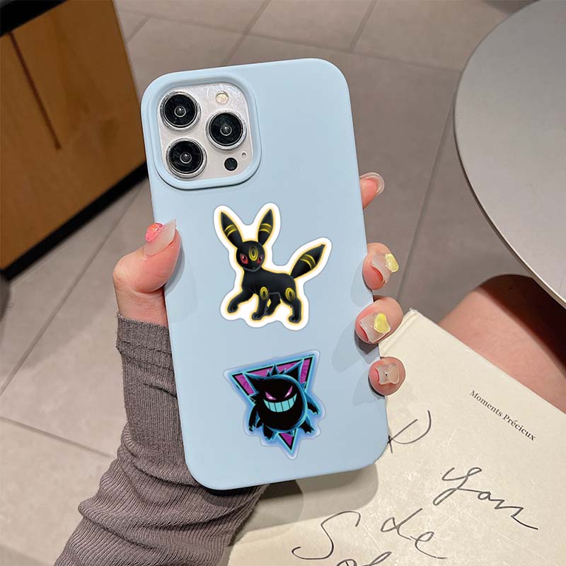 60pcs Neon Pokemon Stickers Anime Graffiti Decorative Decals for Laptop ...