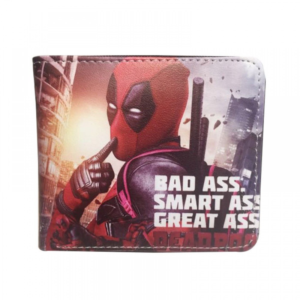 Student Short Personalized Two Fold Pu Wallet Cartoon Hero Series Coin ...