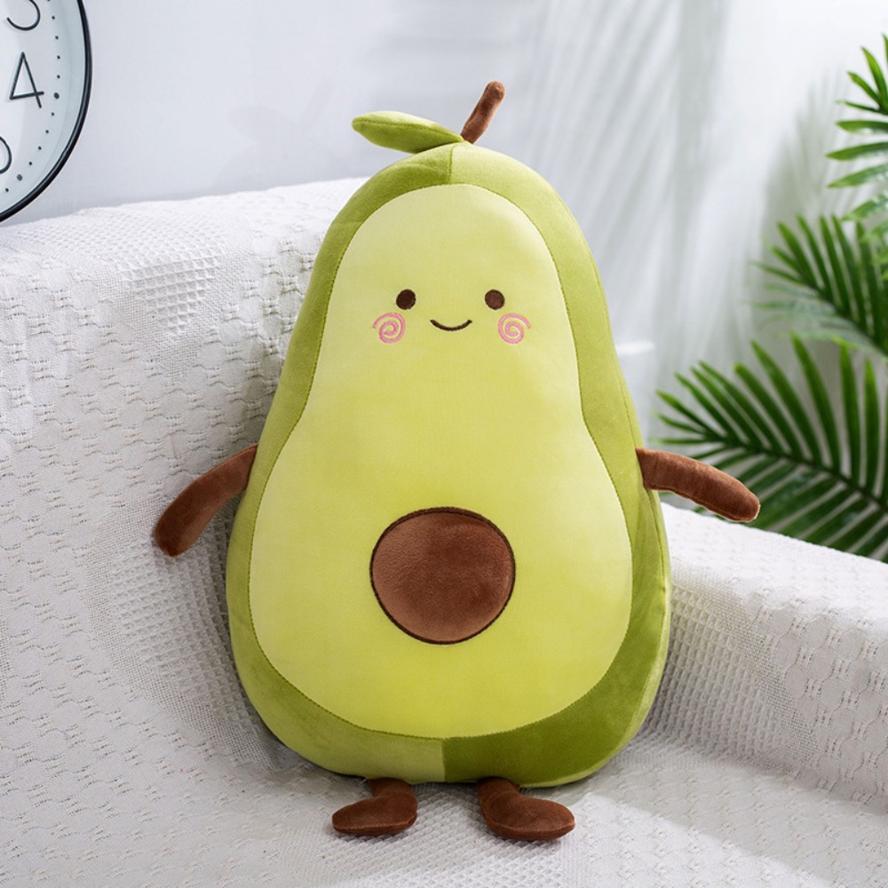 AOPHEKM Stuffed Fruit Avocado Doll, Avocado 35/50/65cm Green Giant Toy ...