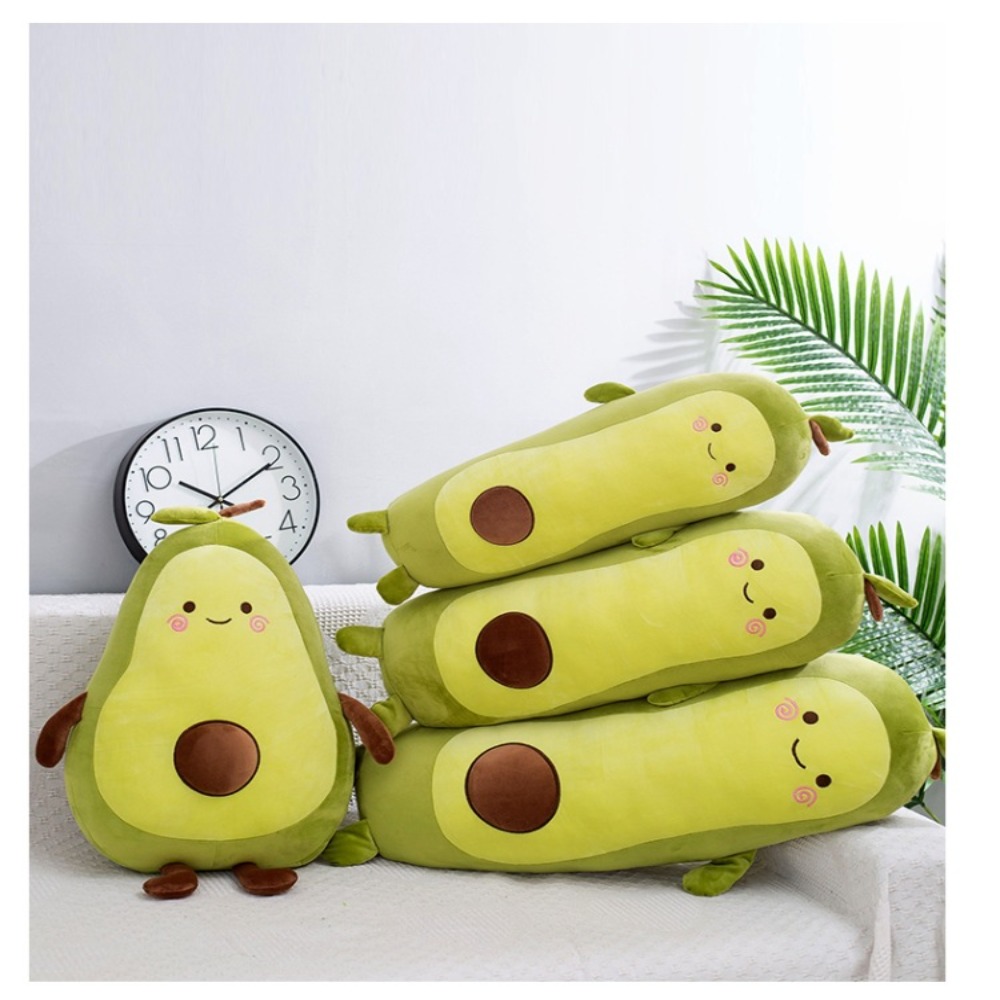 AOPHEKM Stuffed Fruit Avocado Doll, Avocado 35/50/65cm Green Giant Toy ...