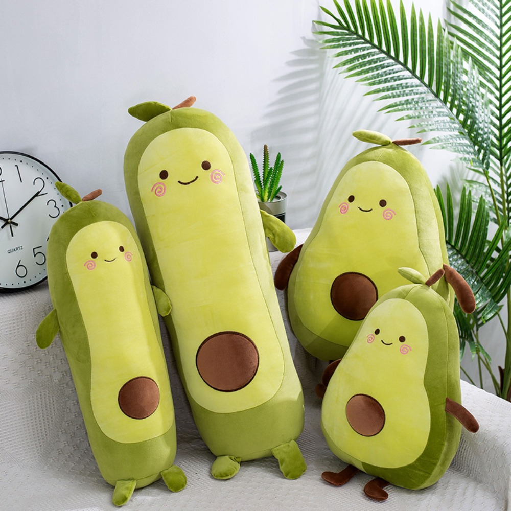 AOPHEKM Stuffed Fruit Avocado Doll, Avocado 35/50/65cm Green Giant Toy ...