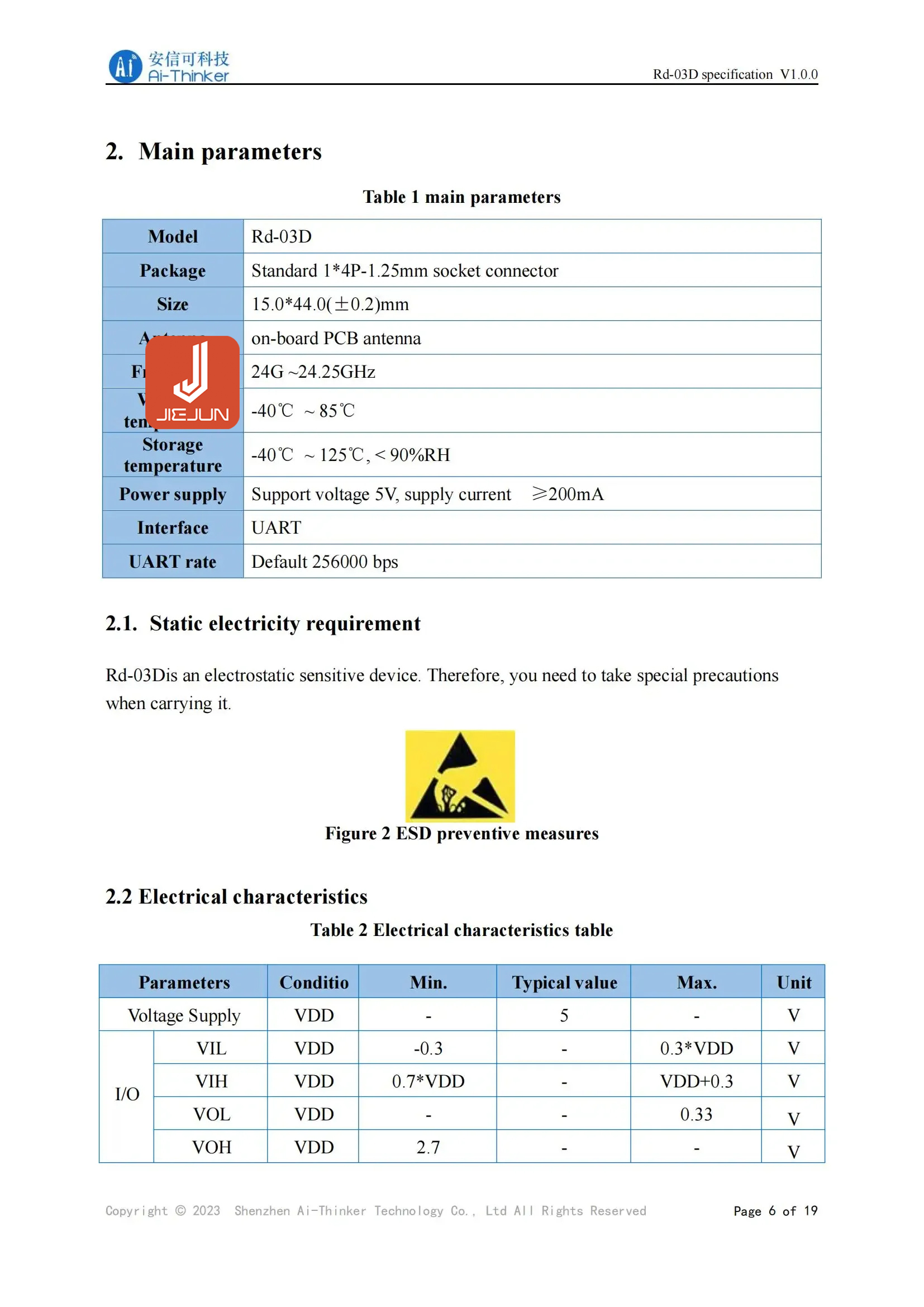Rd-03D 24G Multi-target Human Motion Trajectory Positioning ...