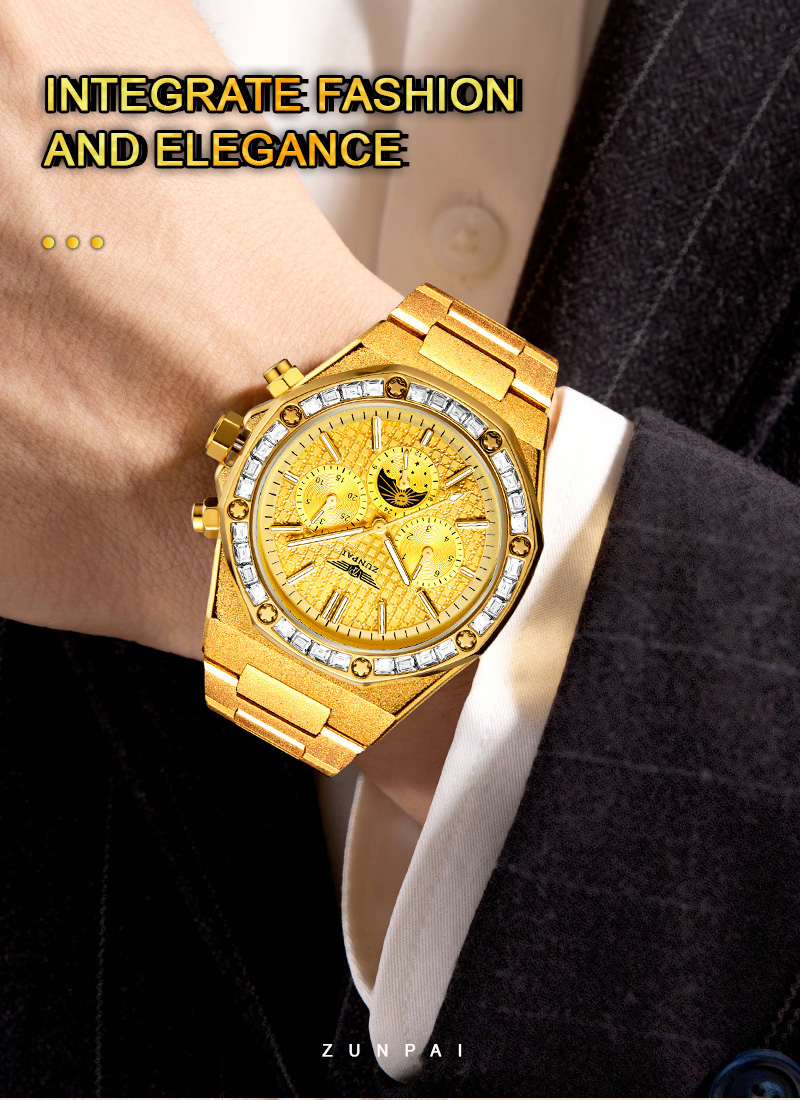 Automatic Mechanical Jam Tangan Lelaki ZUNPAI Original Imported Watch ...