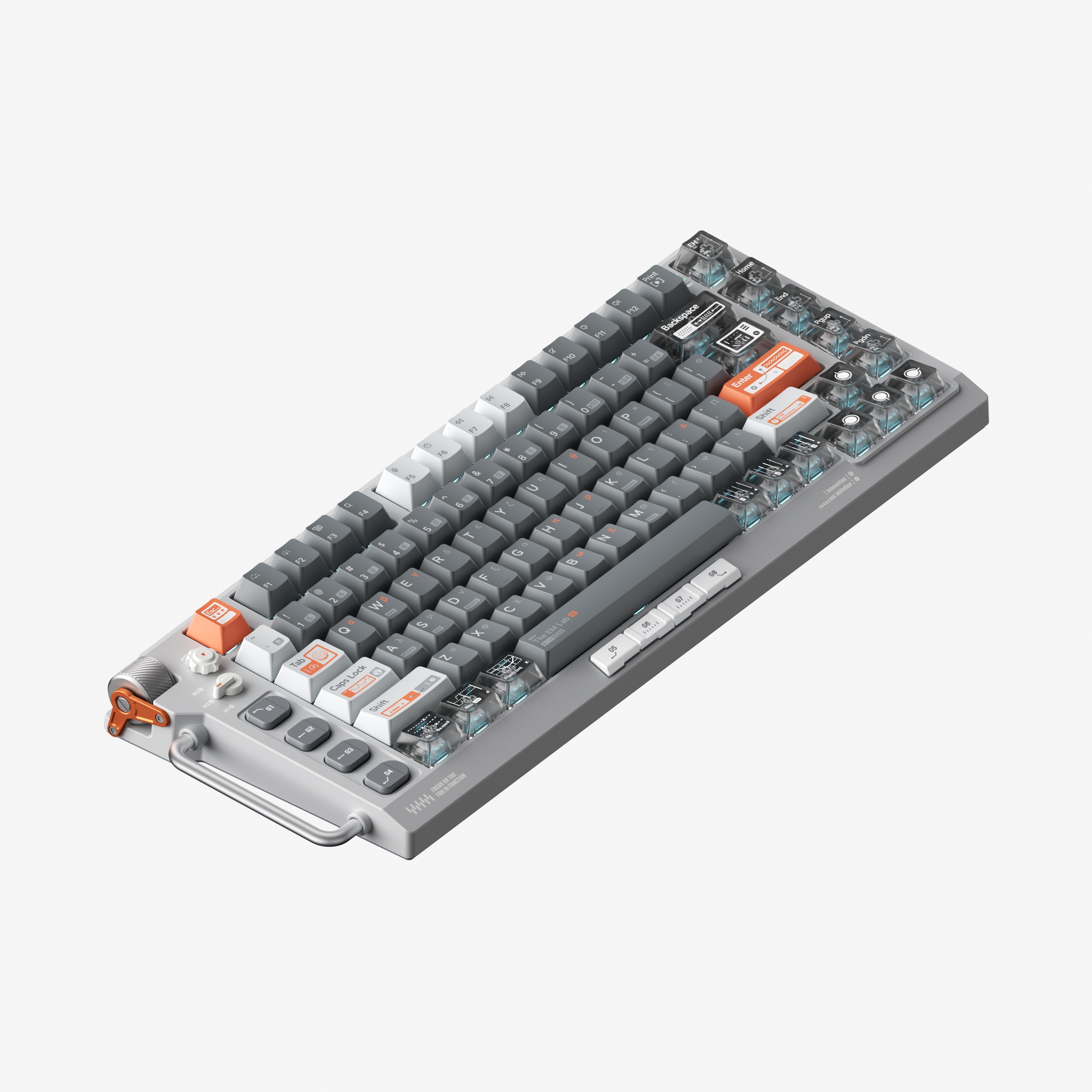NuPhy Field75 HE EM Labs Cherry Original High Height PBT Heat ...
