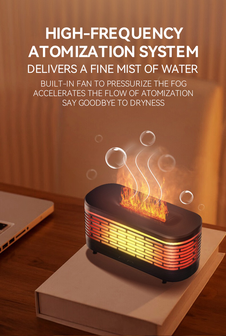Colorful Flame Humidifier Essential Oil Aroma Diffuser air humidifier ...
