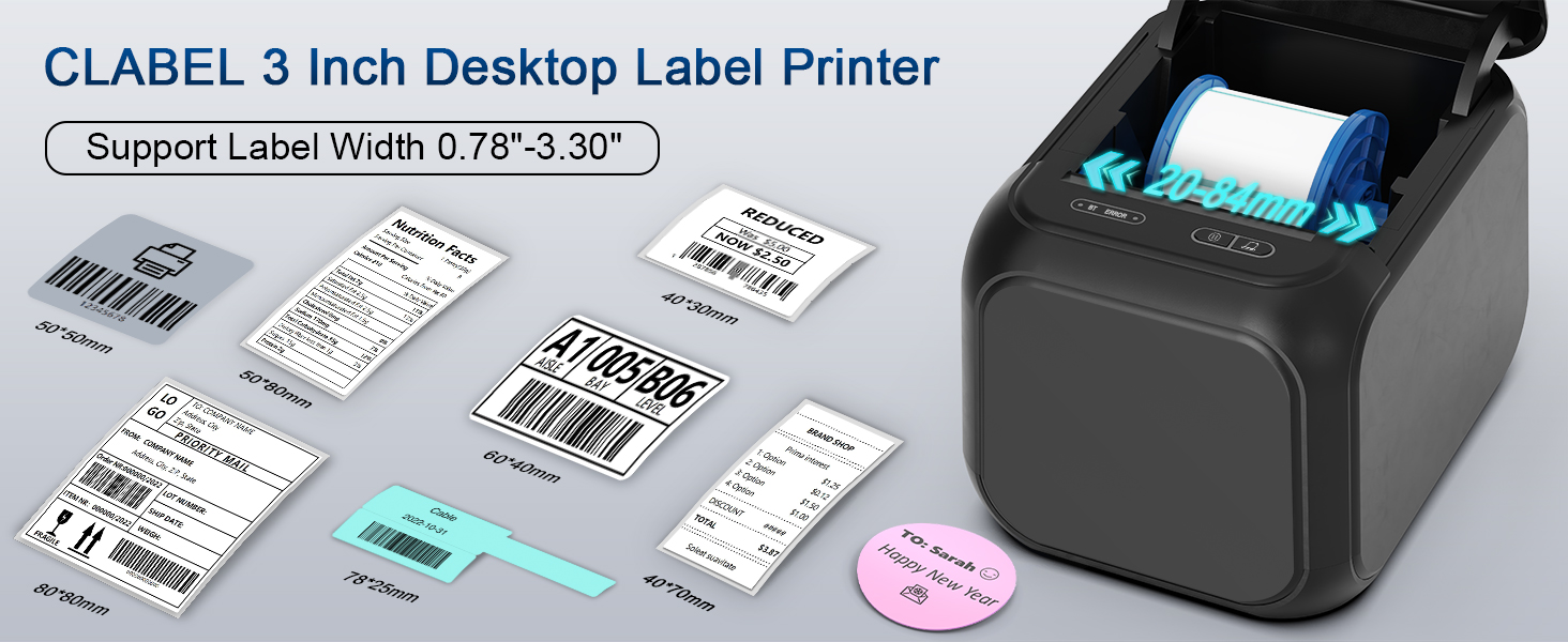 CLABEL 320D/321D Barcode Printer, Thermal Printer, Label Printer, Label ...
