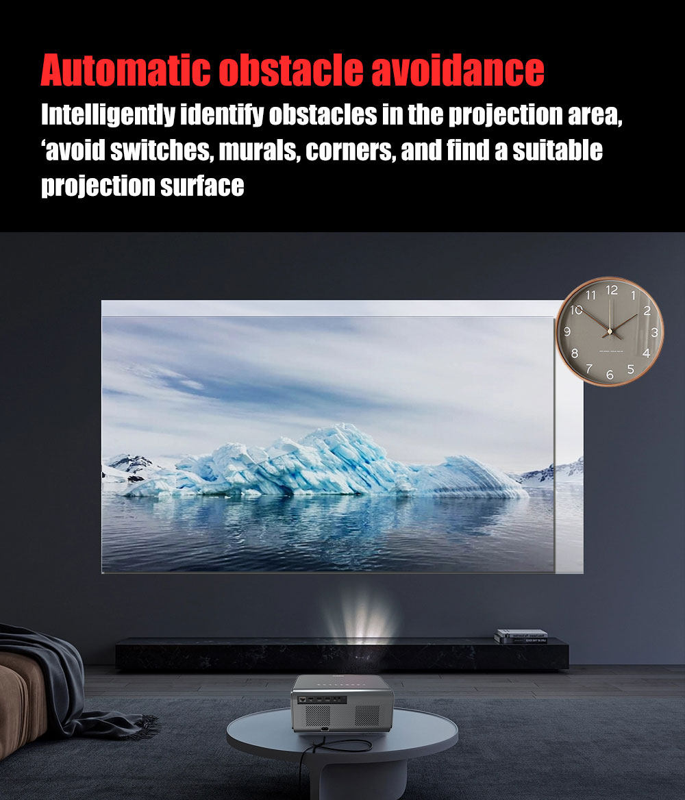 KONKA 4K Android Projector 2+32G Auto Focus Portable HDMI Laptop ...