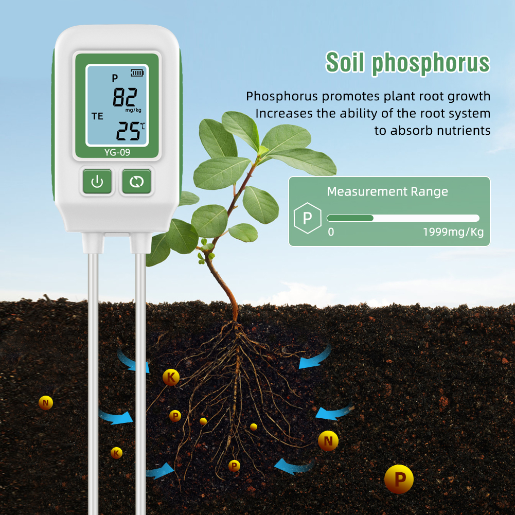 New Dual Probe High-precision Dual Probe Soil Nitrogen Phosphorus and ...