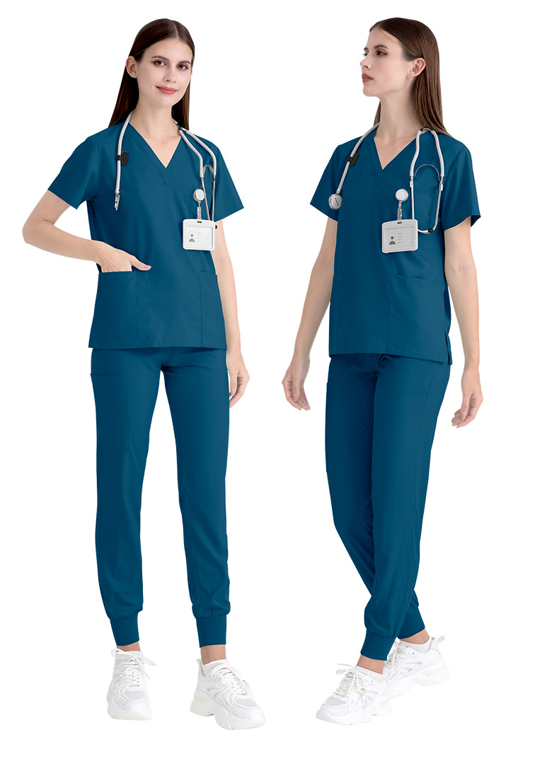 Doctor's Scrub/OKA OK Nurse/Doctor Short Sleeve Clothes Set | Shopee ...