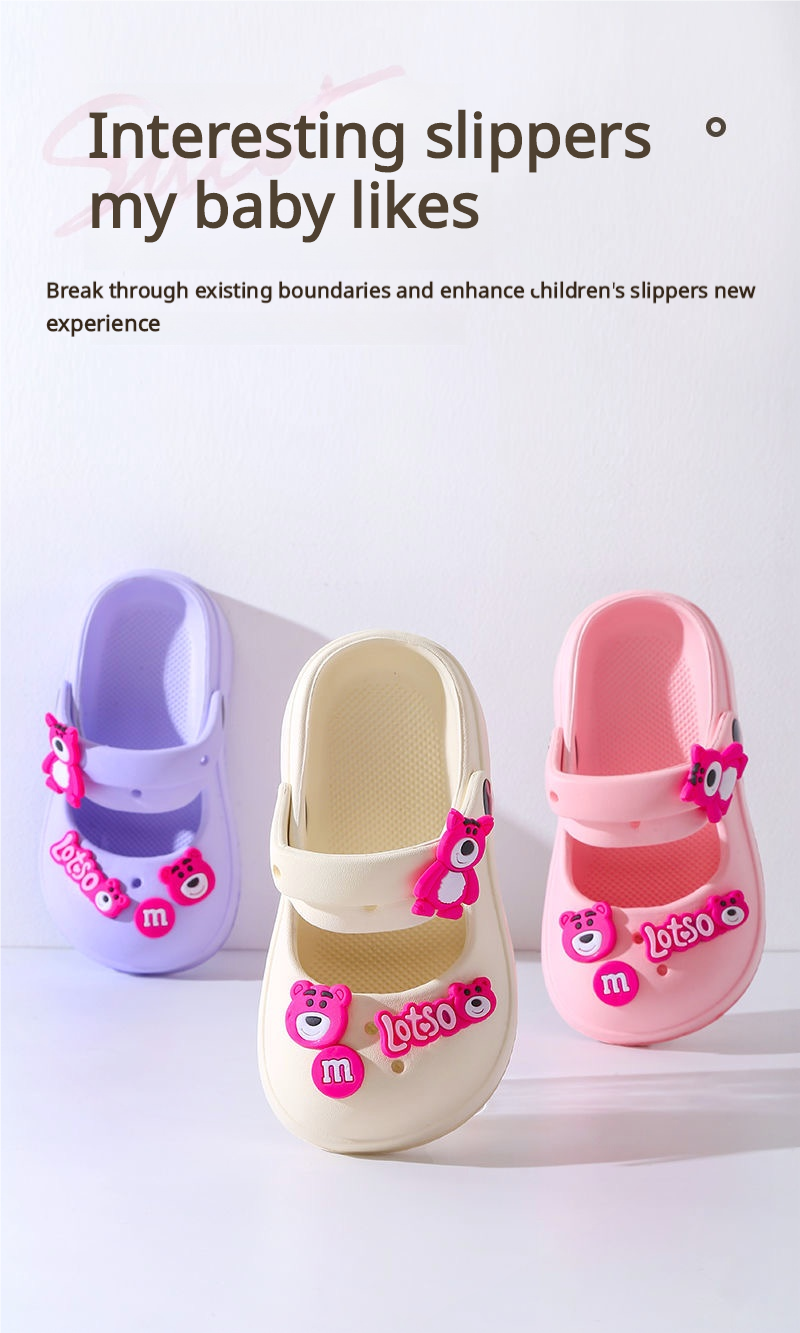 Kids Lots-o slippers Girls 2024 new summer cute Mary Jane Princess non ...