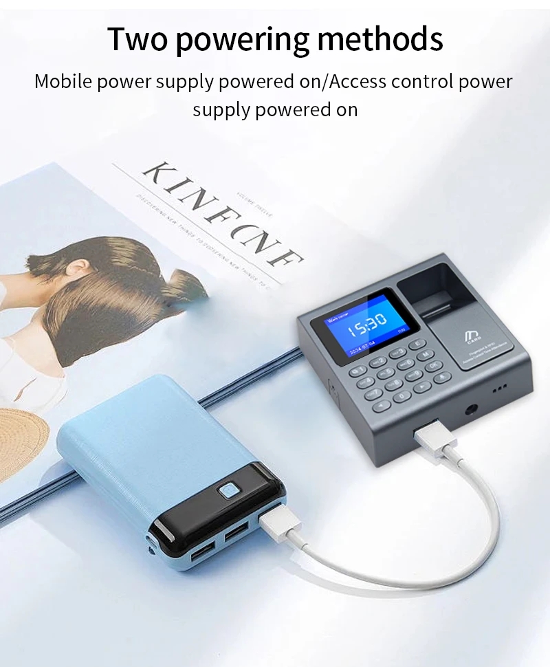 Portable Biometric Fingerprint Scanner RFID Access Control System 1000 ...