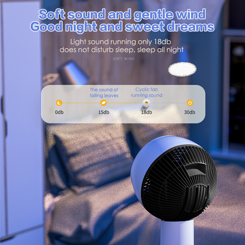Intelligent Air Circulation Fan Home Electric Fan Desktop Vertical ...