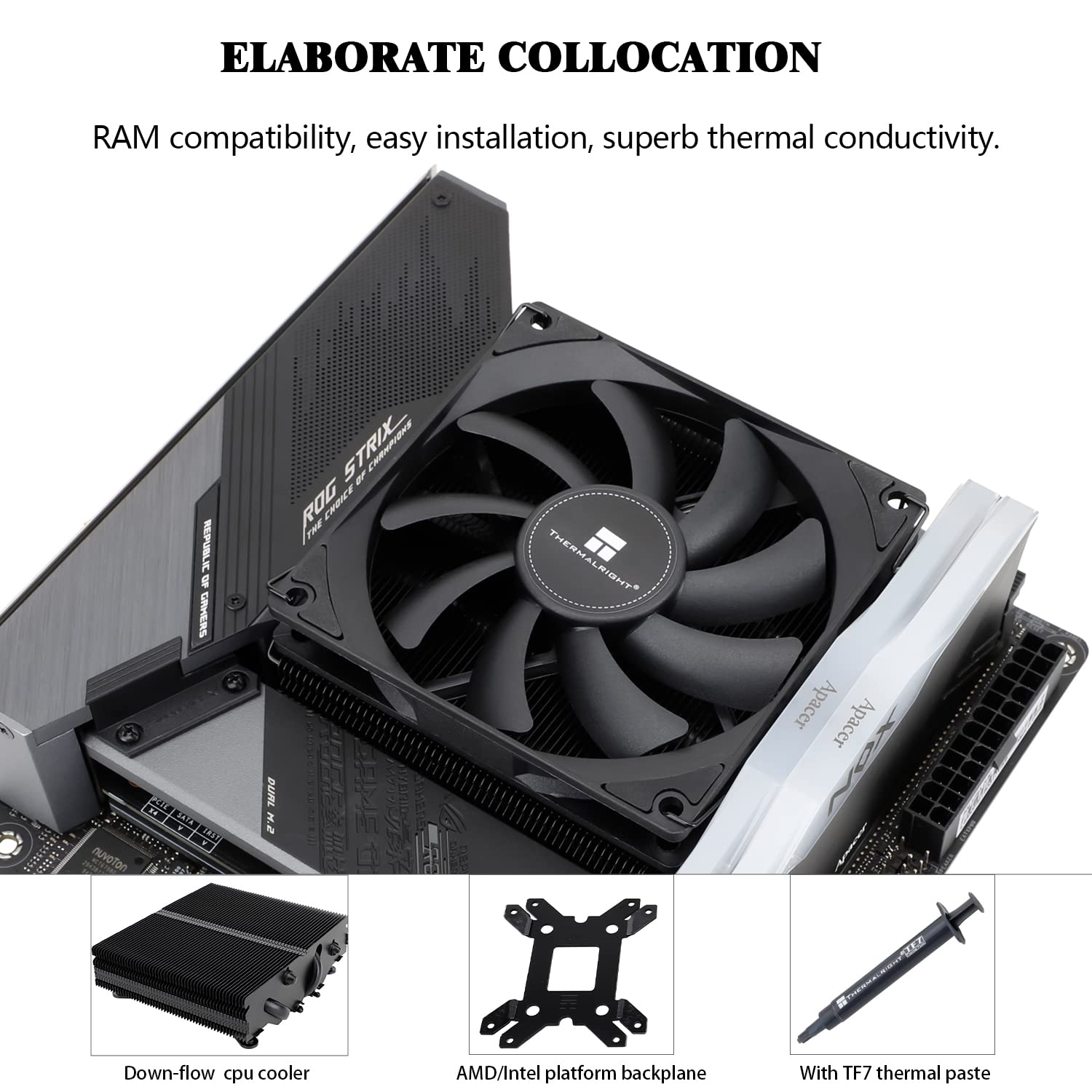 Thermalright AXP90 X47 FULL CPU Radiator Low Profile CPU Cooler Pure ...