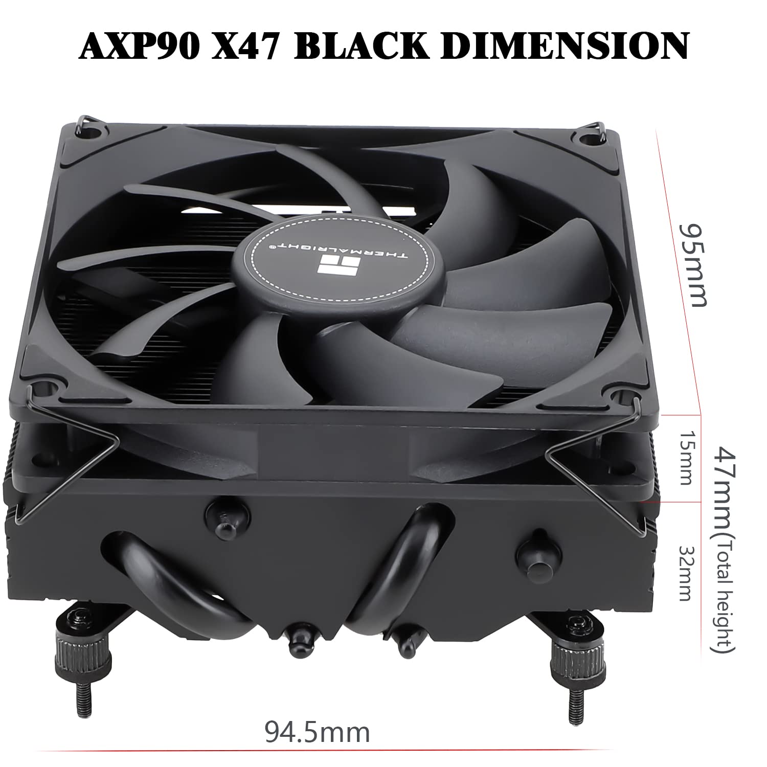 Thermalright AXP90 X47 FULL CPU Radiator Low Profile CPU Cooler Pure ...