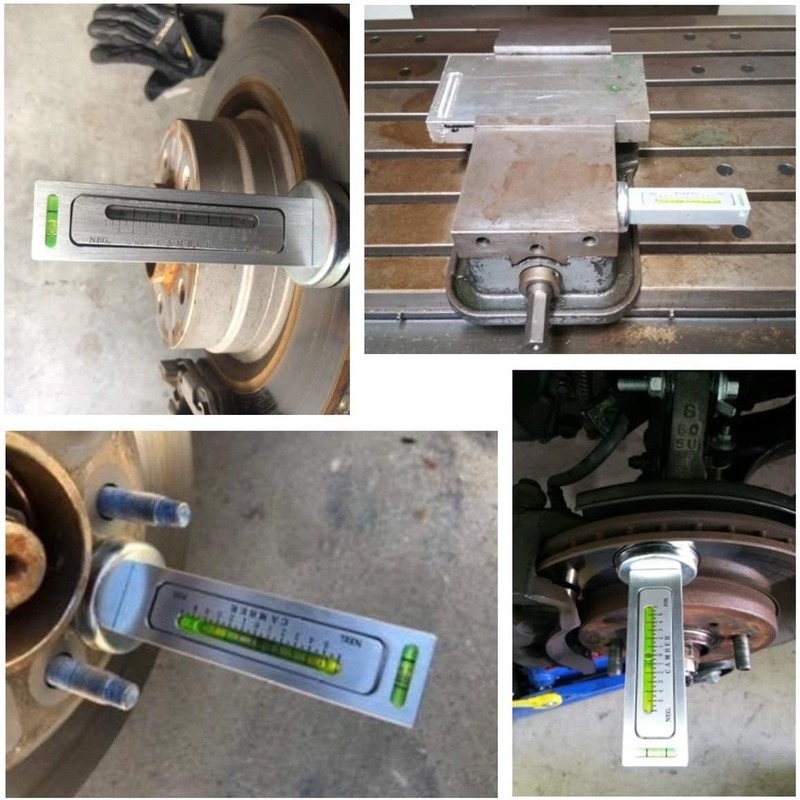 Car Magnetic Gauge Tool Camber Water Level for Camber Castor Strut ...