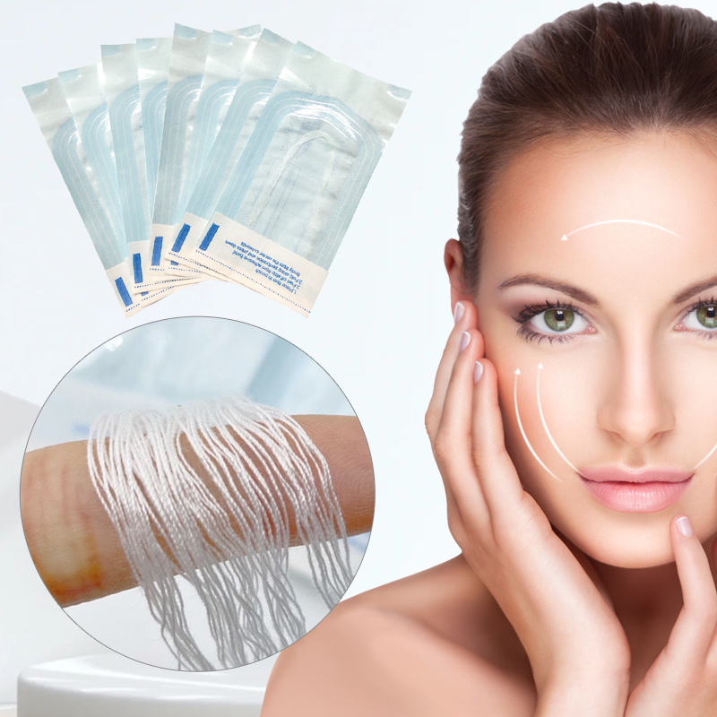 Protein lines Absorbable Collagen Threads Face Lifting Filler Plump ...