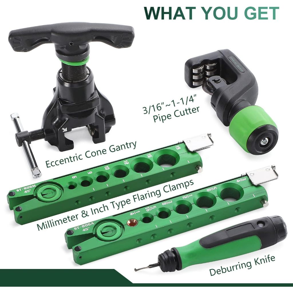 local stock Super Stars ST-R806FT-L Copper Pipe Expander Set Air ...