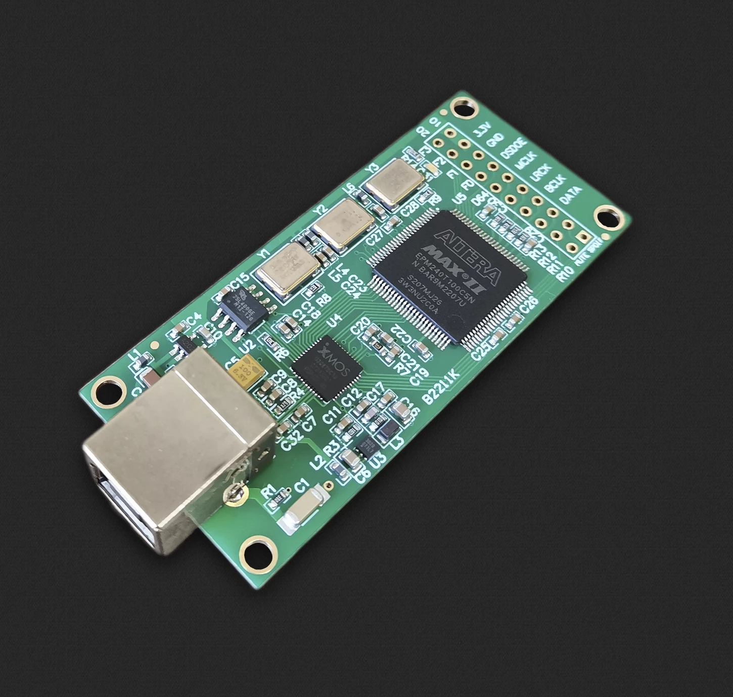 ⭐XMOS XU208 USB Digital Interface Module USB to I2S/IIS Stepper Card ...