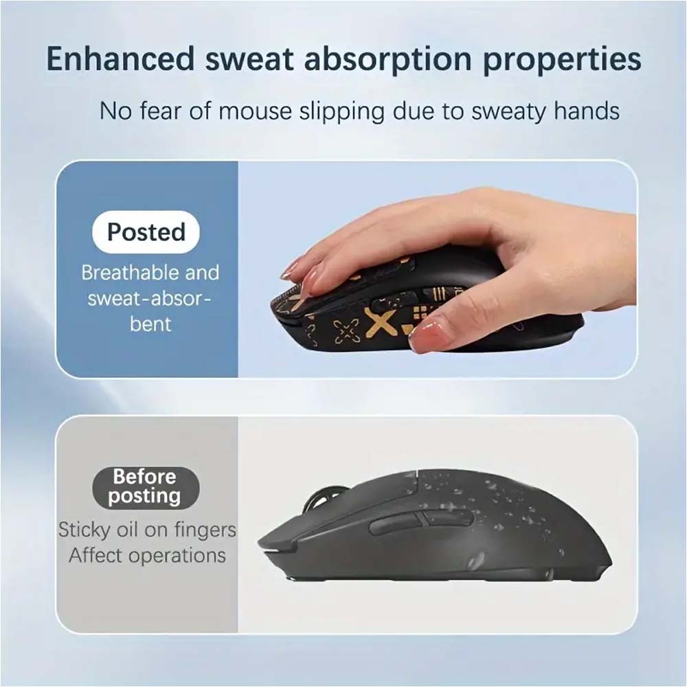 Mouse Grip Stickers for Logitech GPW Gen 2 Anti Slip, Sweat Absorbent ...
