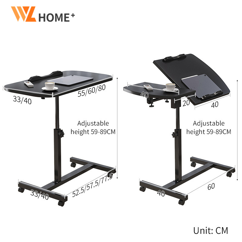 Side Table Height Adjustable Table Sofa Side Table Folding Laptop Table ...