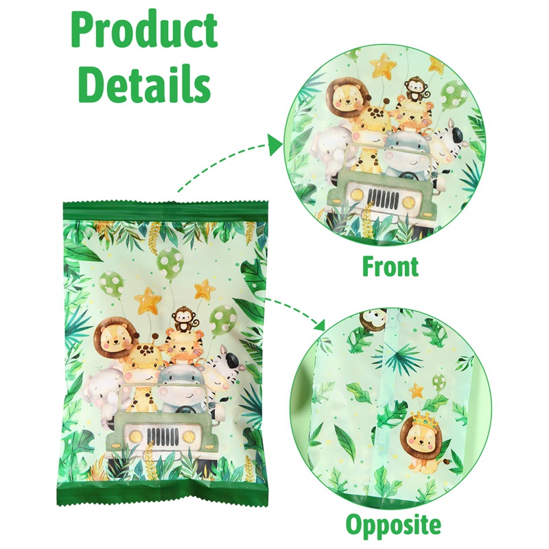 25/50PCS Animal Theme Chip Bag Gift Packaging For Potato Snack Candy ...