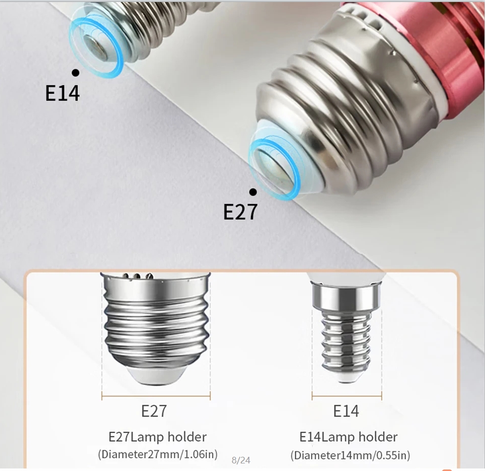 Mentol LED Bulb E27 E14 SMD2835 Three -color Bulb 12W 15W 20W 240V ...