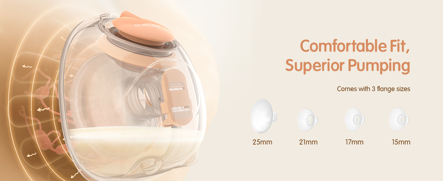 Horigen Decent Go Hands-free Double Electric Breast Pump with ...