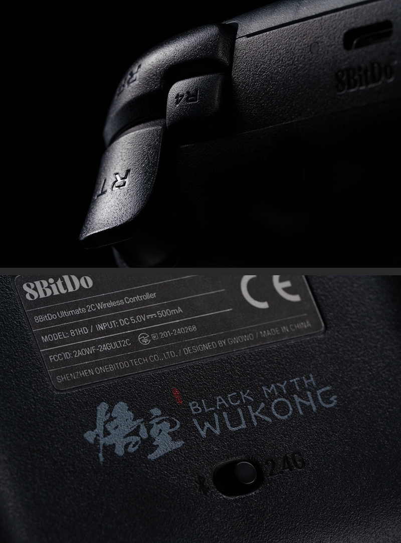 8BitDo Ultimate 2C Wireless Controller Black Myth Wukong Compatible ...