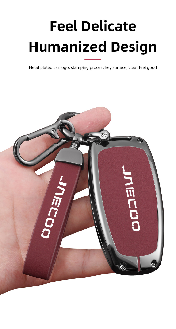 ZLWR JAECOO J7 Key Case Anti-scratch and wear-resistant aluminum alloy ...