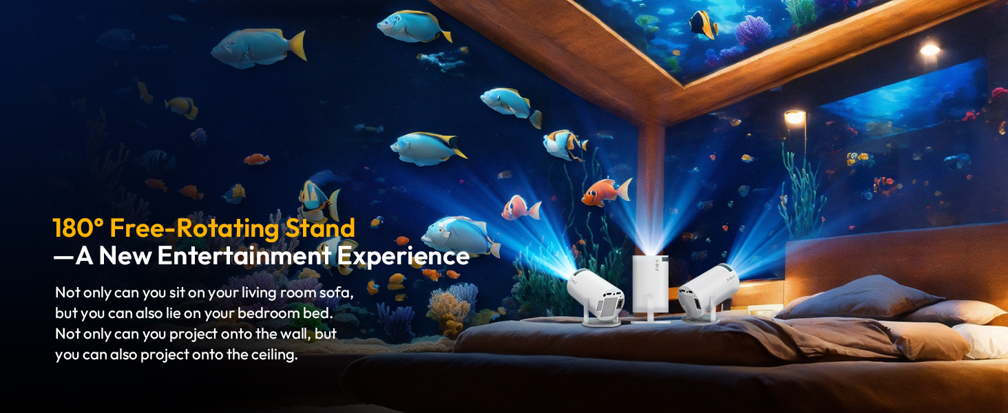 XGODY 10000 Lumens HY300 Android 11 Projector Projector 1920*1080P 4K ...