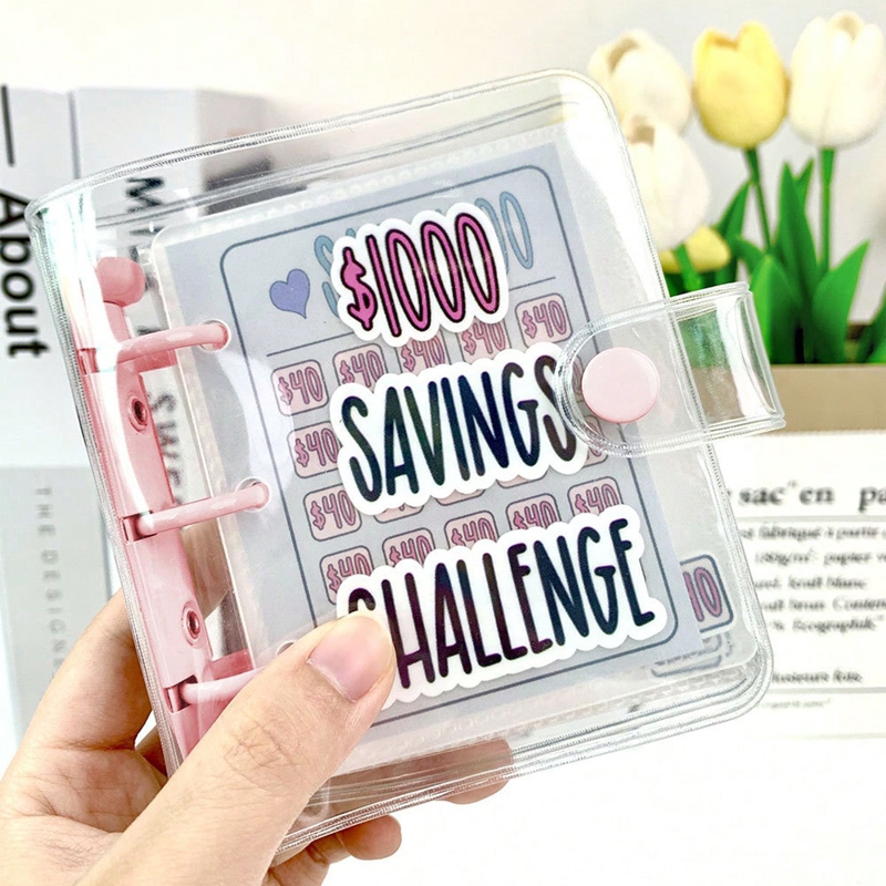 Mini Money Saving Binder Savings Challenges Book Budget Book $150/300 ...