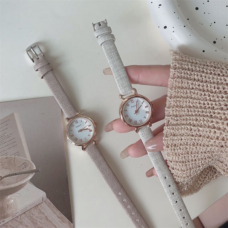 New Korean minimalist student watch with Roman dial, fashionable and ...