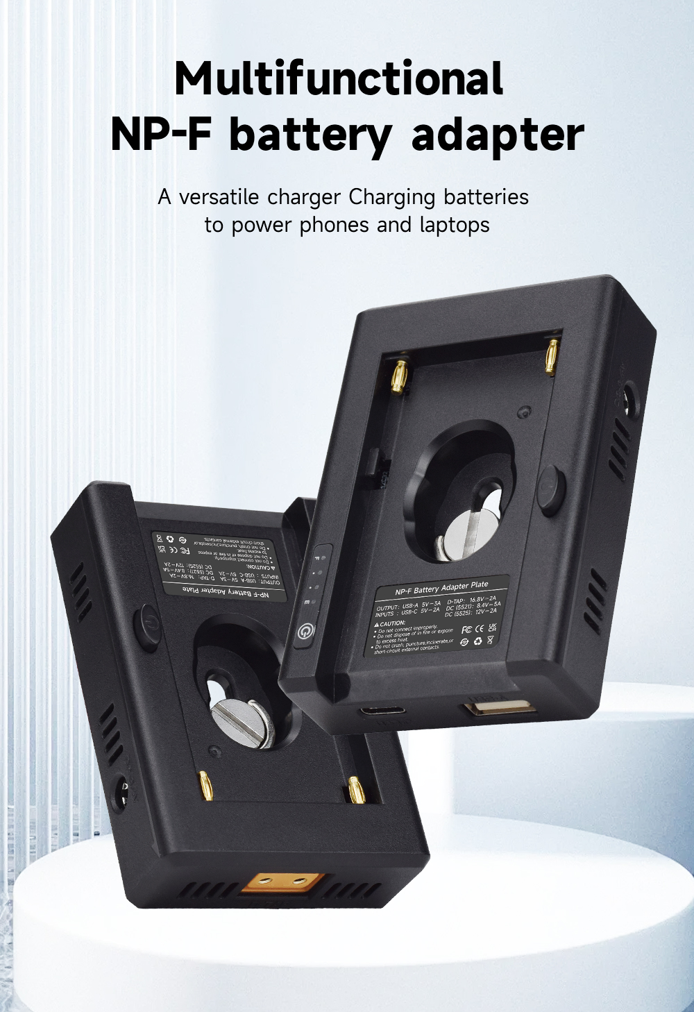 Cityork NP-F Universal Battery Charger Battery Adapter For NP-F550 F750 ...