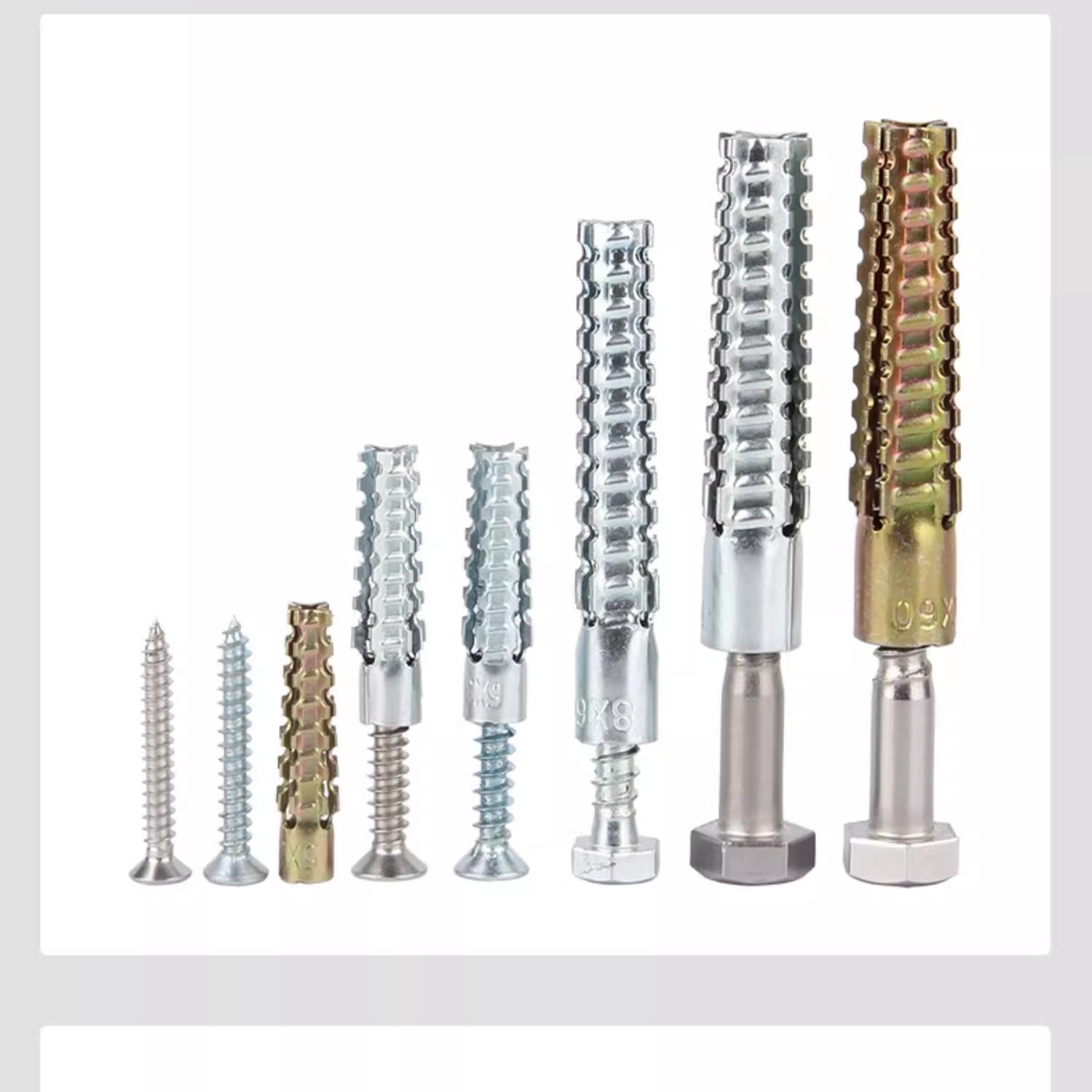 YIYANG Concrete drywall metal wall plug | Iron serrated galvanized ...
