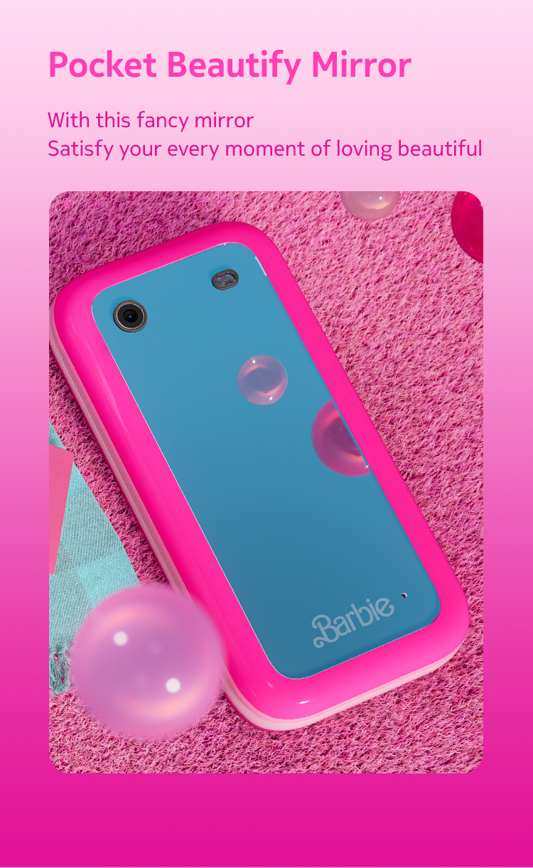 HMD Barbie Flip Phone 4G With Fancy Box HMD X Barbie Pink Retro Flip ...
