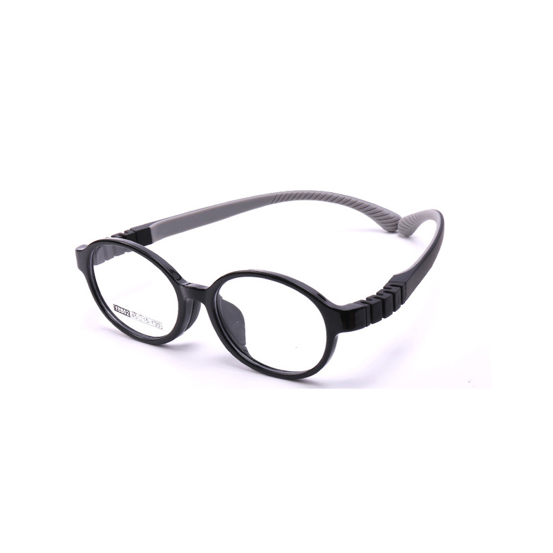 Retro Round Silicone Kids Glasses Flexible Eyeglasses Frame for ...