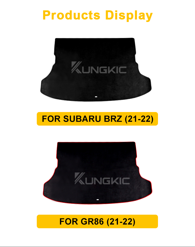 For Subaru BRZ Toyota GR86 2021-2025 Boot Mat Rear Trunk Car Trunk Mat ...
