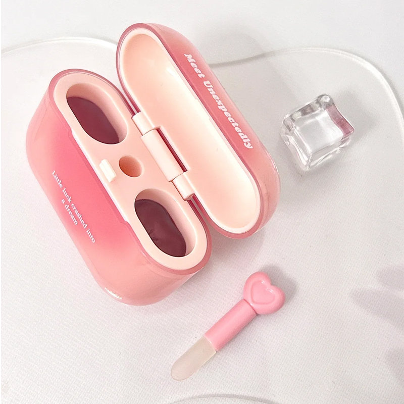 GOGO TALES Gogotectedly GT621 Two-Compartment Airpods Style Lipstick ...