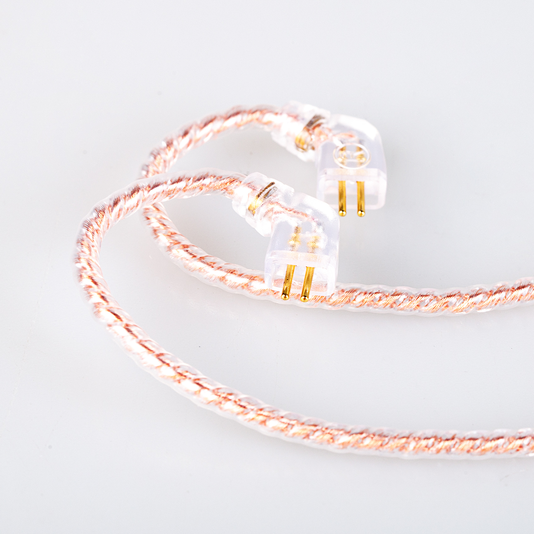 KBEAR 2PIN MMCX QDC TFZ IEM Cable 4-Core Pure Copper Earphone ...