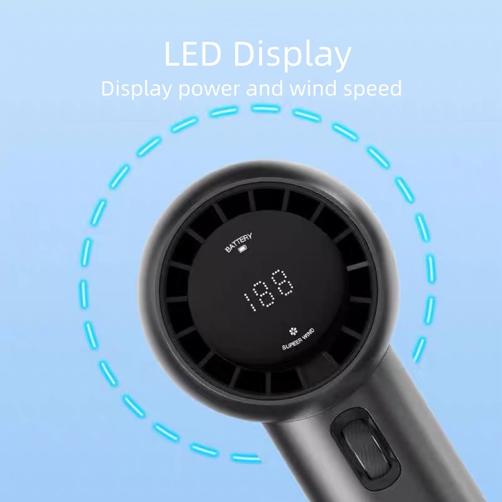 XIAOMI High-speed Handheld Turbofan USB Rechargeable Outdoor Mini Fan ...